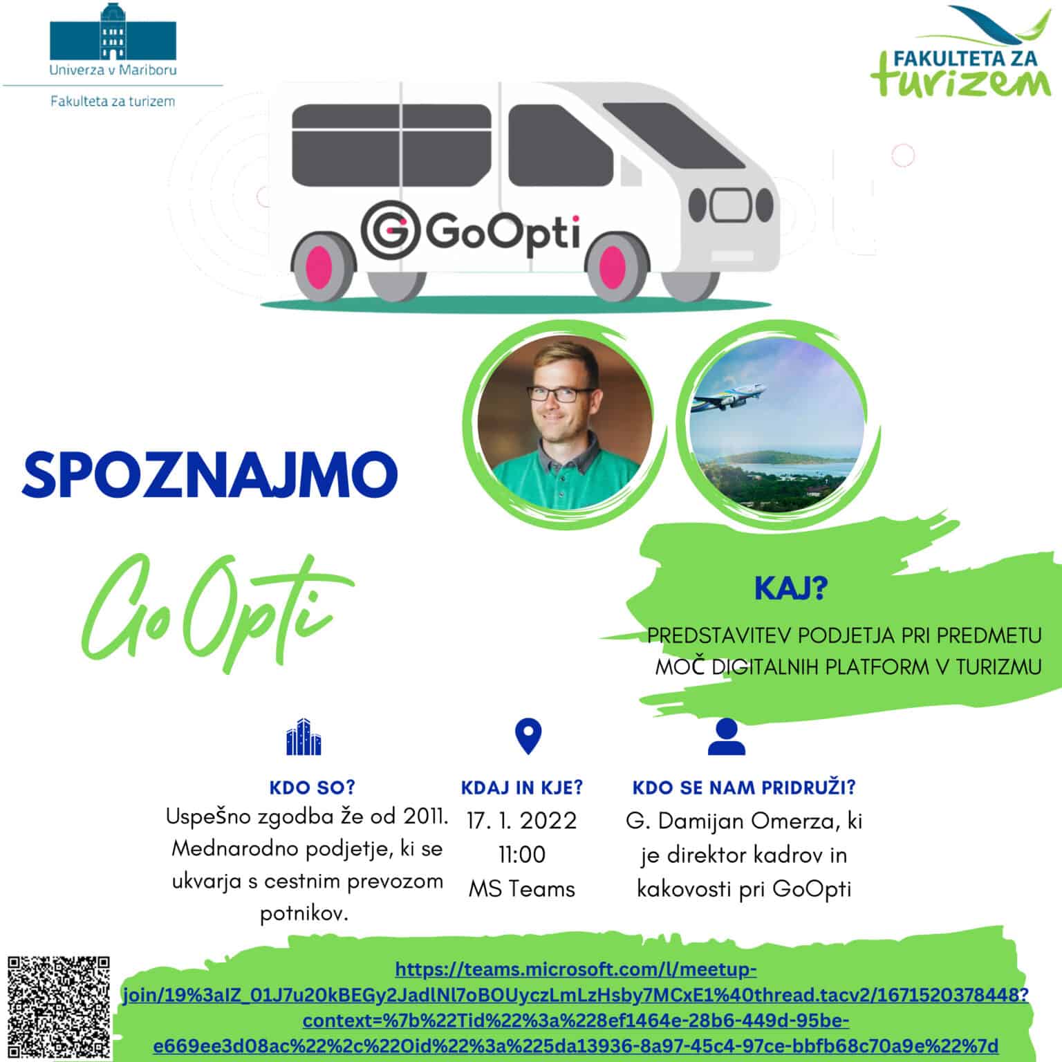 Predstavitev podjetja Go Opti - Fakulteta za turizem